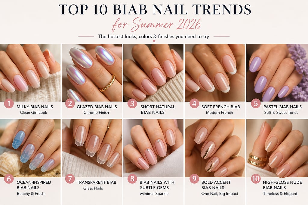 Top 10 Summer BIAB Nail Trends You’ll Love in 2026